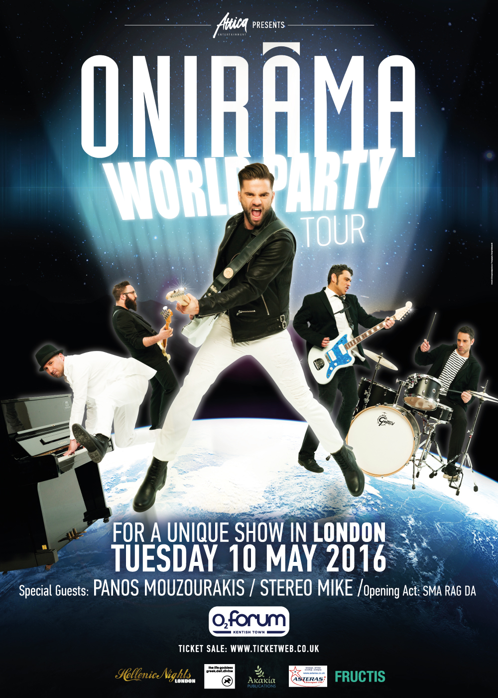 Onirama: "World Party" - Για μία μοναδική εμφάνιση στο Λονδίνο!